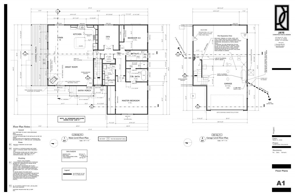 Customer 2D Drawings – Jaye Construction & Design - PlusSpec