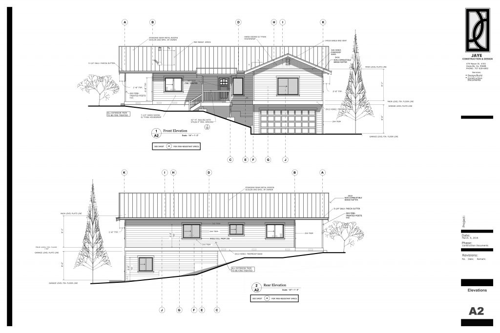 Customer 2D Drawings – Jaye Construction & Design - PlusSpec