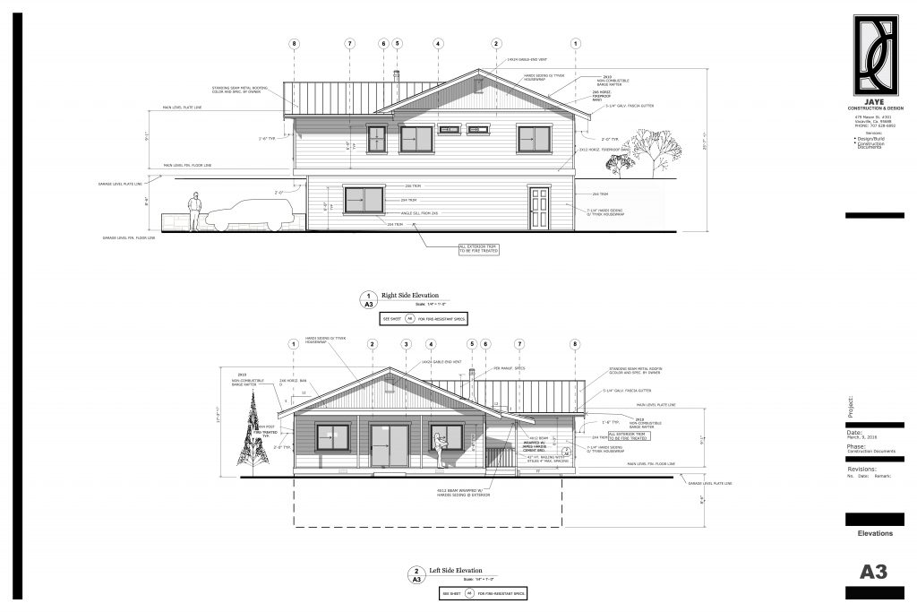 Customer 2D Drawings – Jaye Construction & Design - PlusSpec