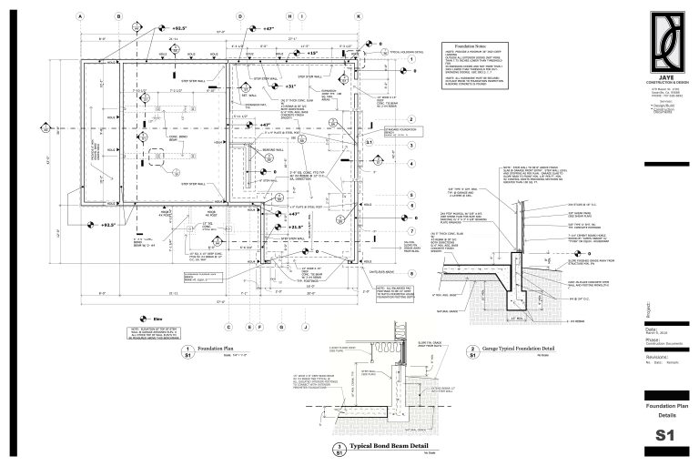 Customer 2D Drawings – Jaye Construction & Design – PlusSpec
