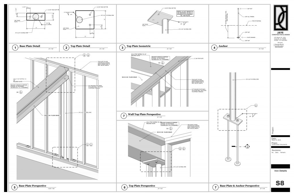 Customer 2D Drawings – Jaye Construction & Design - PlusSpec